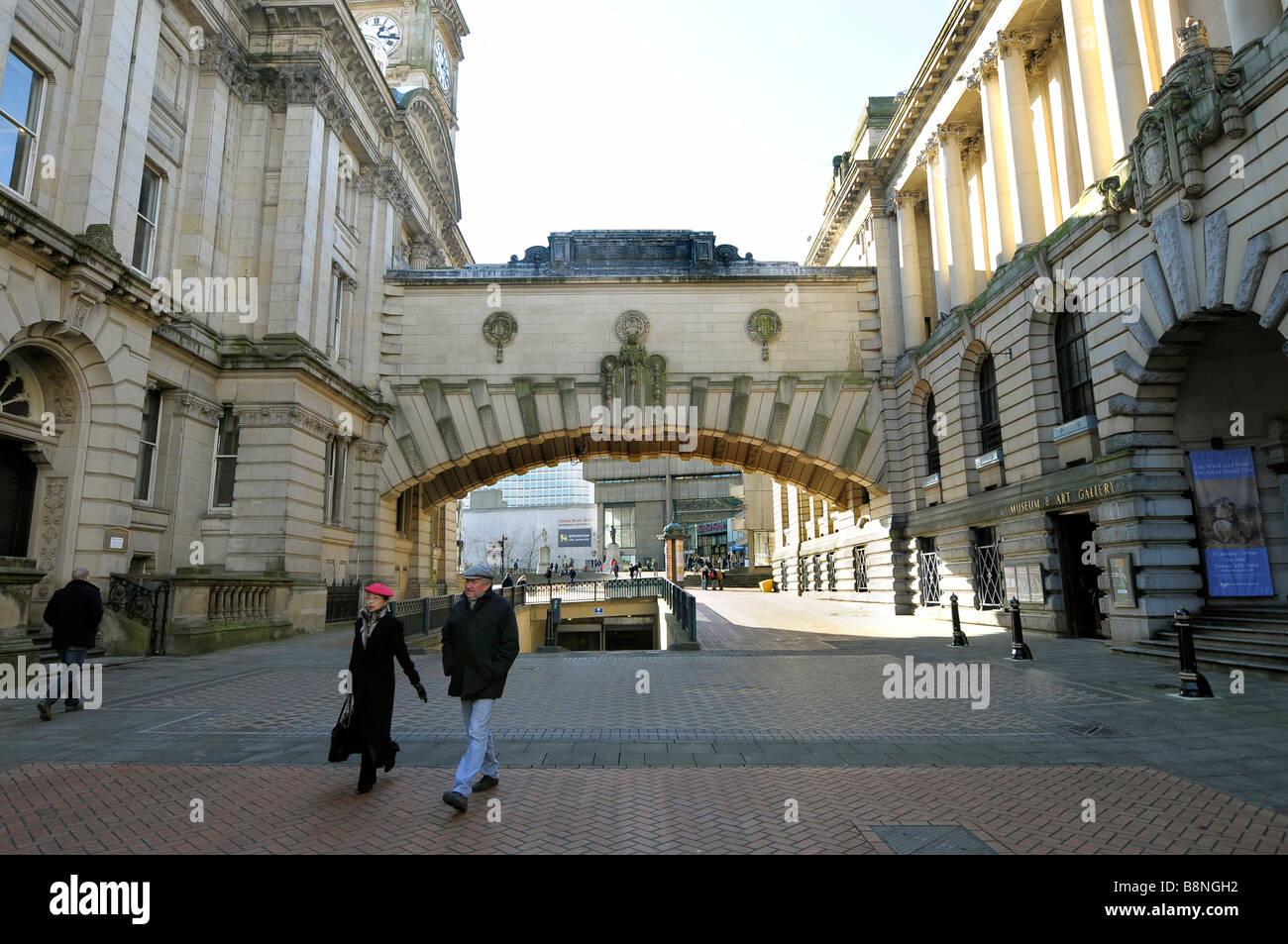 Archway over Edmund Street in Birmingham between Waterhall and Gas Hall ...