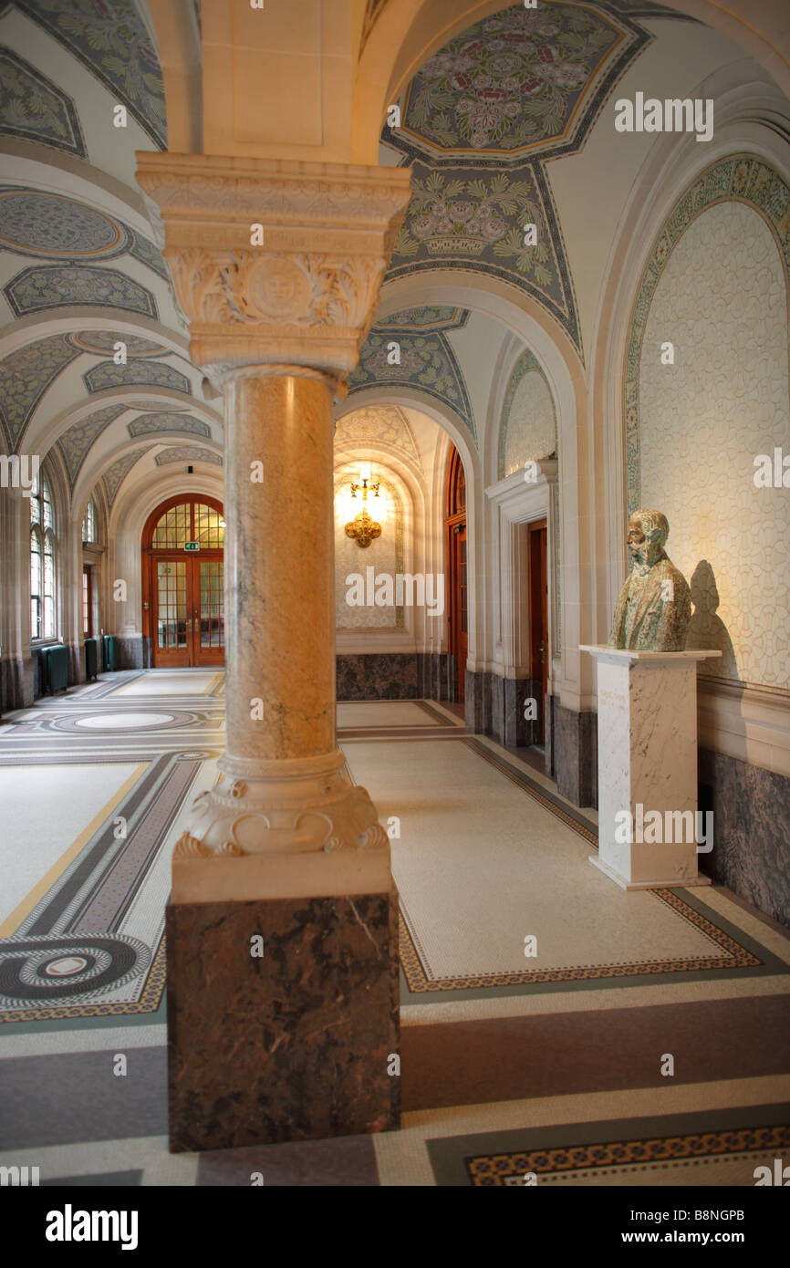 Interior of the Peace Palace, International Court of Justice, World ...