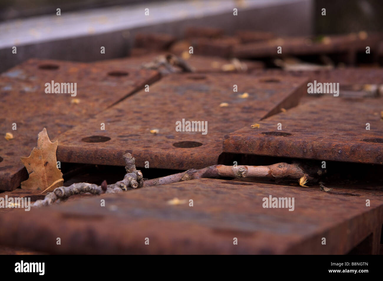 Rusted metal pieces Stock Photo - Alamy