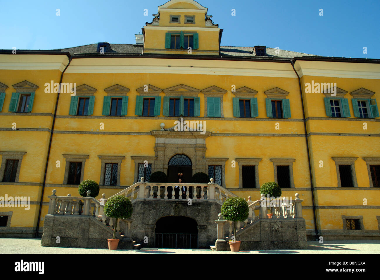 The Palace or Castle of Hellbrunn in Salzburg in Austria Stock Photo ...