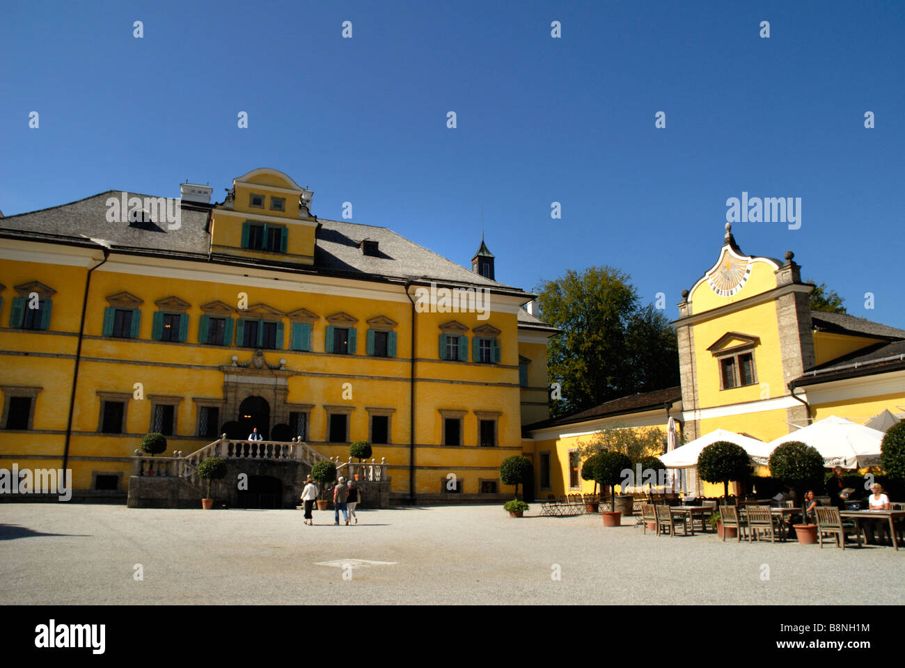 The Palace or Castle of Hellbrunn in Salzburg in Austria Stock Photo ...