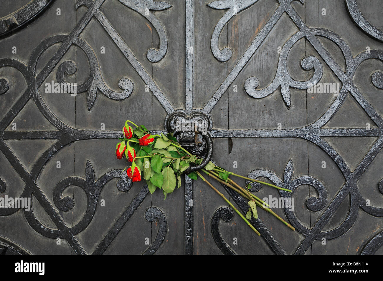 Door of Temple Church, Inner Temple city of London England Stock Photo ...