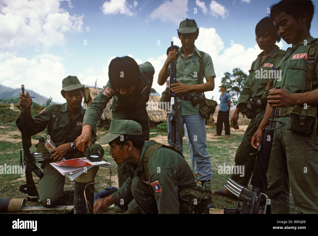 Rebel soldiers of the Wa National Army Stock Photo - Alamy