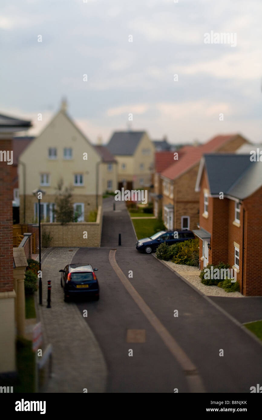 Domestic Street scene in Swindon Stock Photo - Alamy