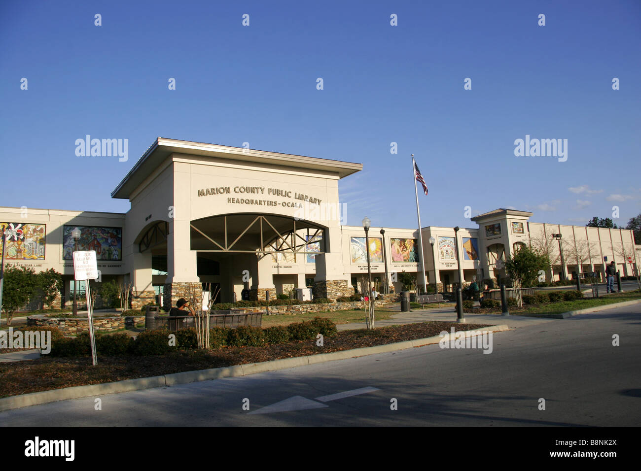 Marion County Public Library Headquarters Ocala Florida USA Stock Photo ...
