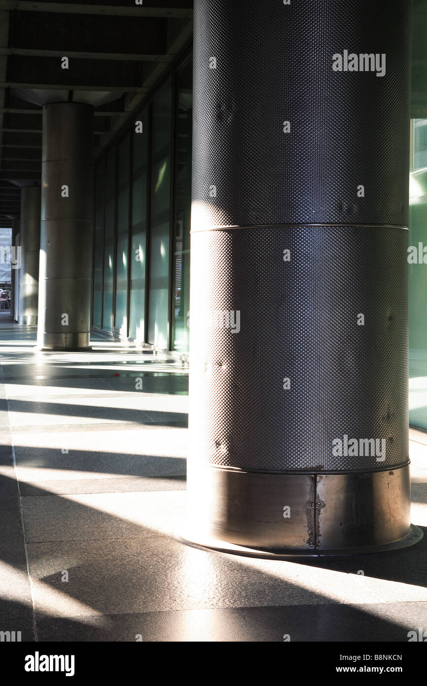 Column of the Lloyd building City of London England Stock Photo - Alamy