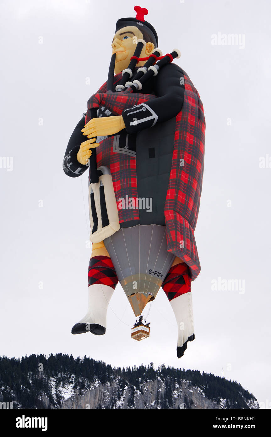 special shape hot air balloon Flying Scotsman G PIPY Cameron SS Balloon ...