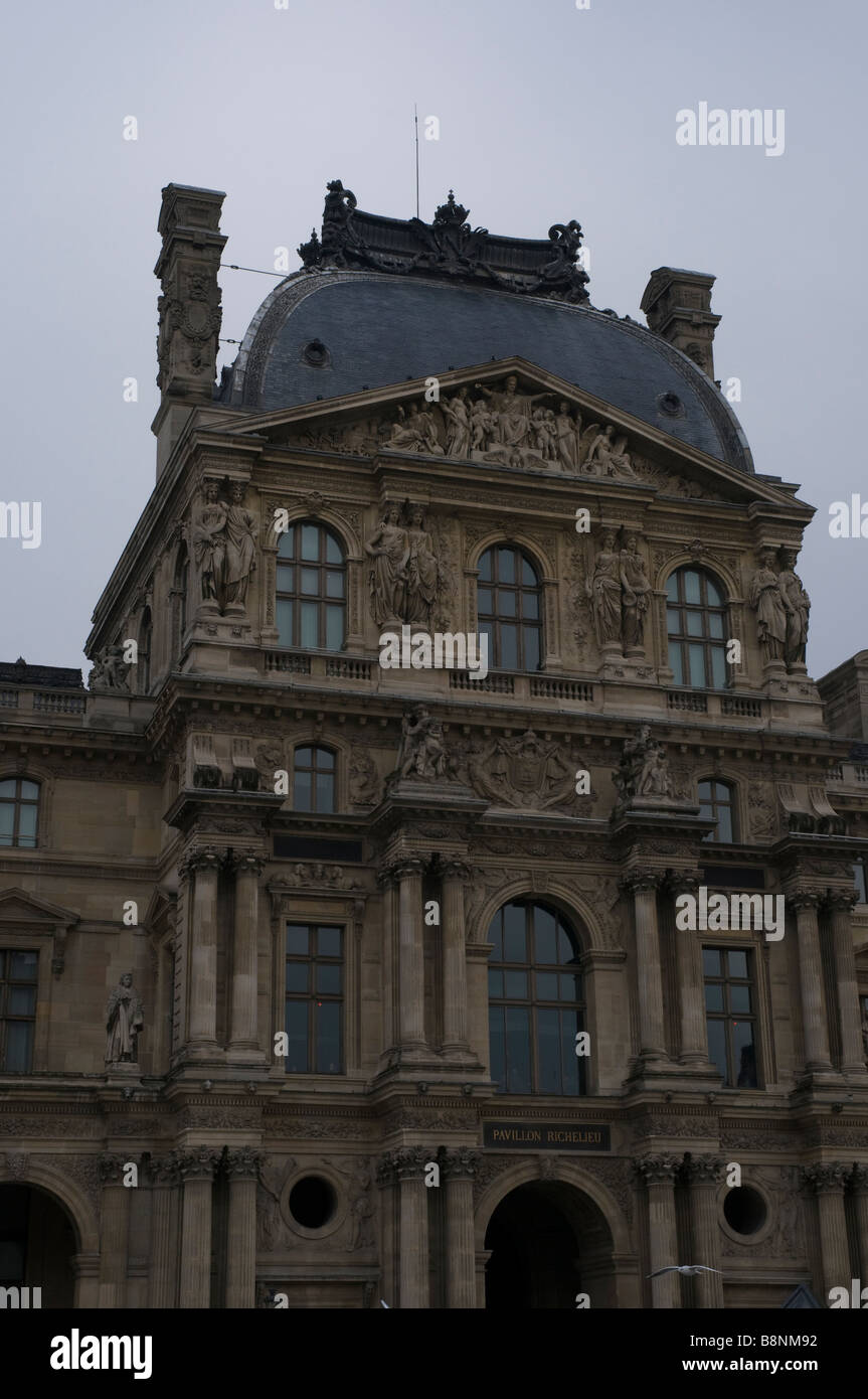 Louvre museum windows hi-res stock photography and images - Alamy