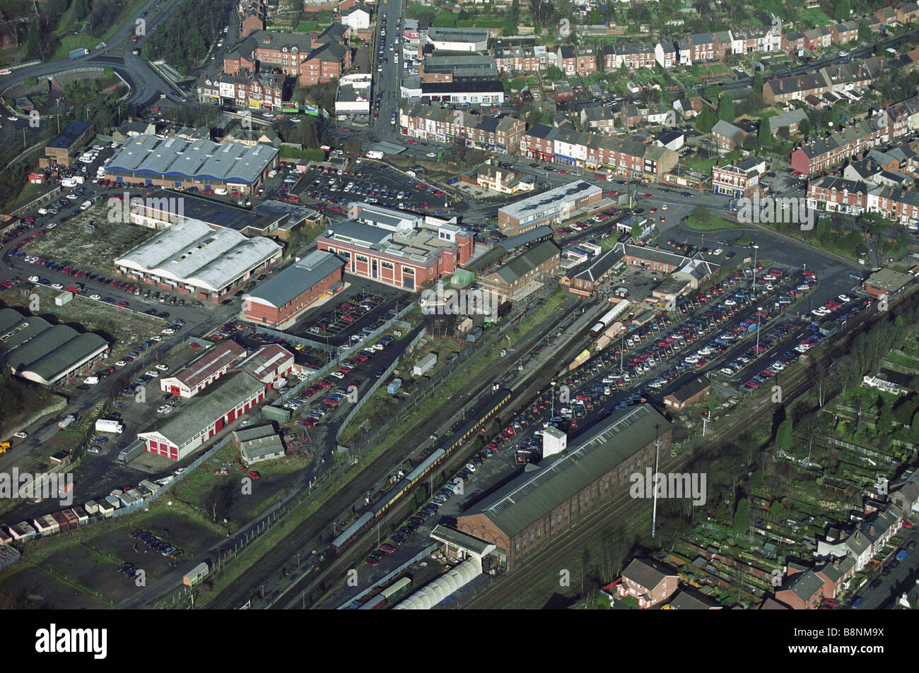 Aerial view kidderminster railway station hi-res stock photography and ... Aerial view kidderminster railway station hi-res stock photography and ...