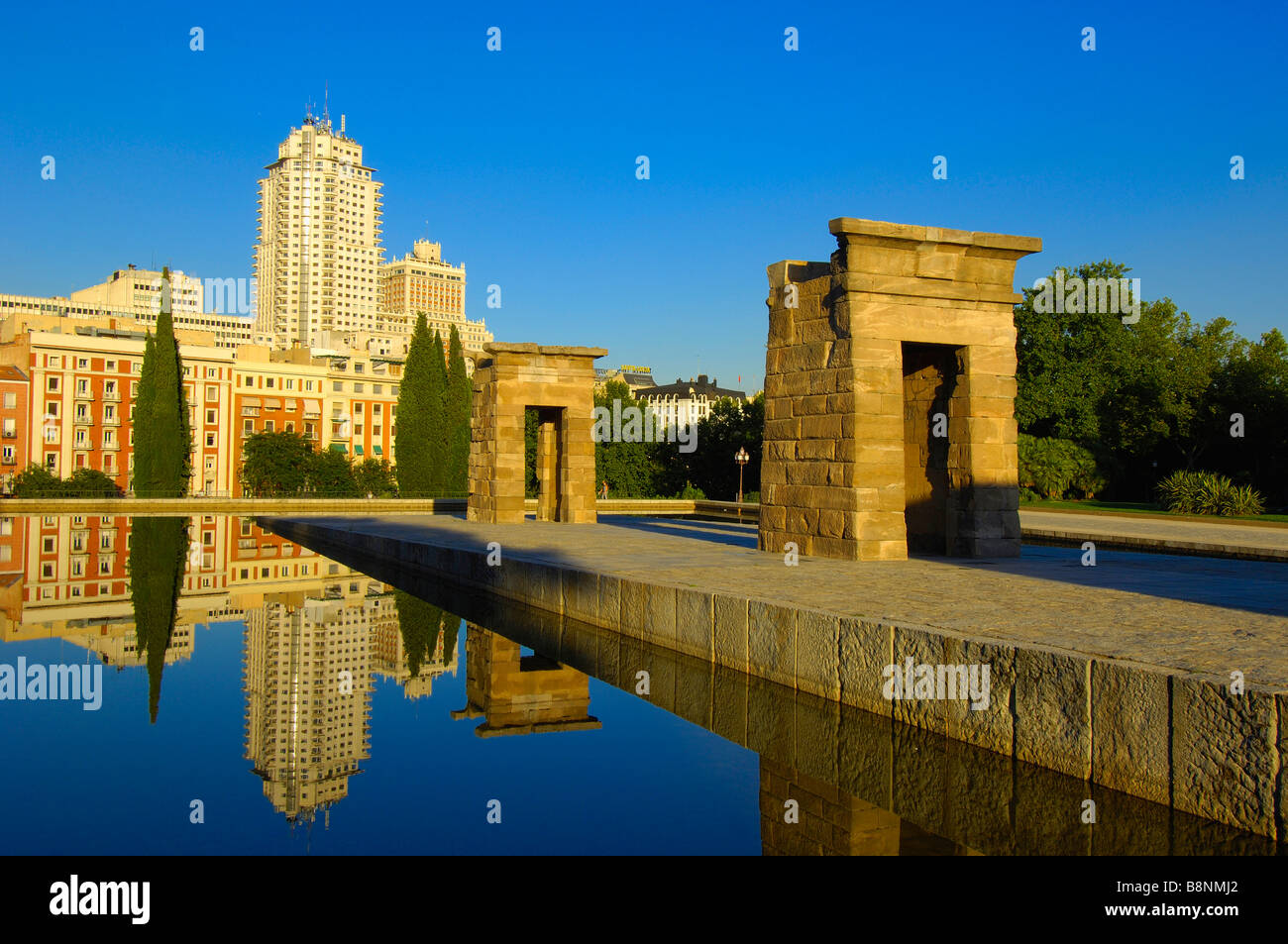 Egyptian temple of Debod 2nd century b C Madrid Spain Stock Photo - Alamy