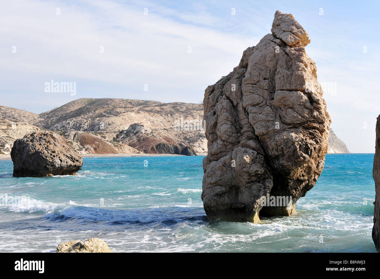 Aphrodite's rock, Paphos, Cyprus Stock Photo - Alamy