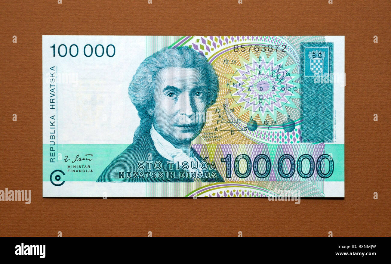 Banknotes of croatia hi-res stock photography and images - Alamy