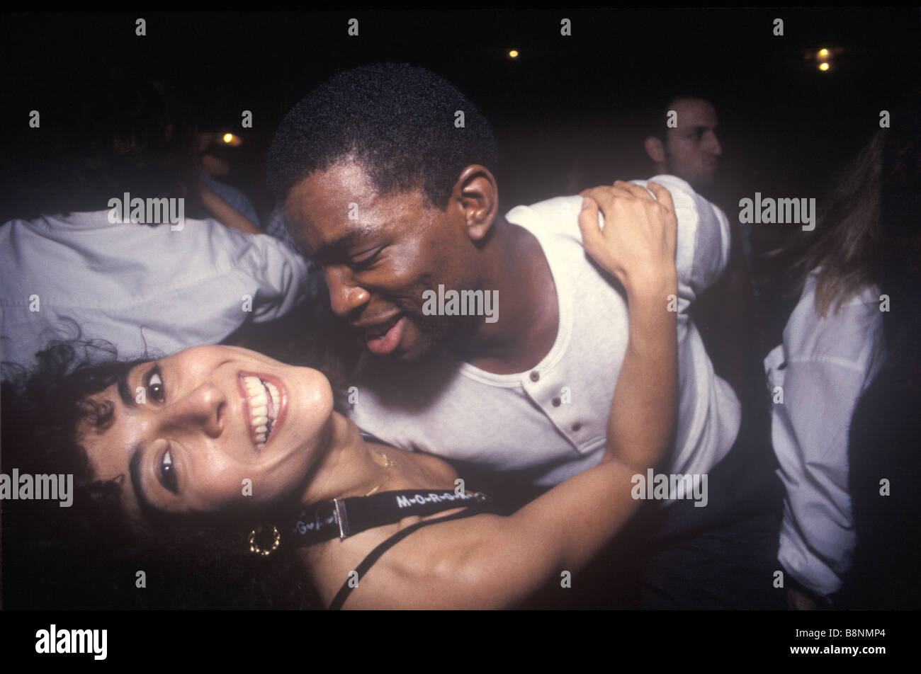 Couple dancing black and white club hi-res stock photography and images ...