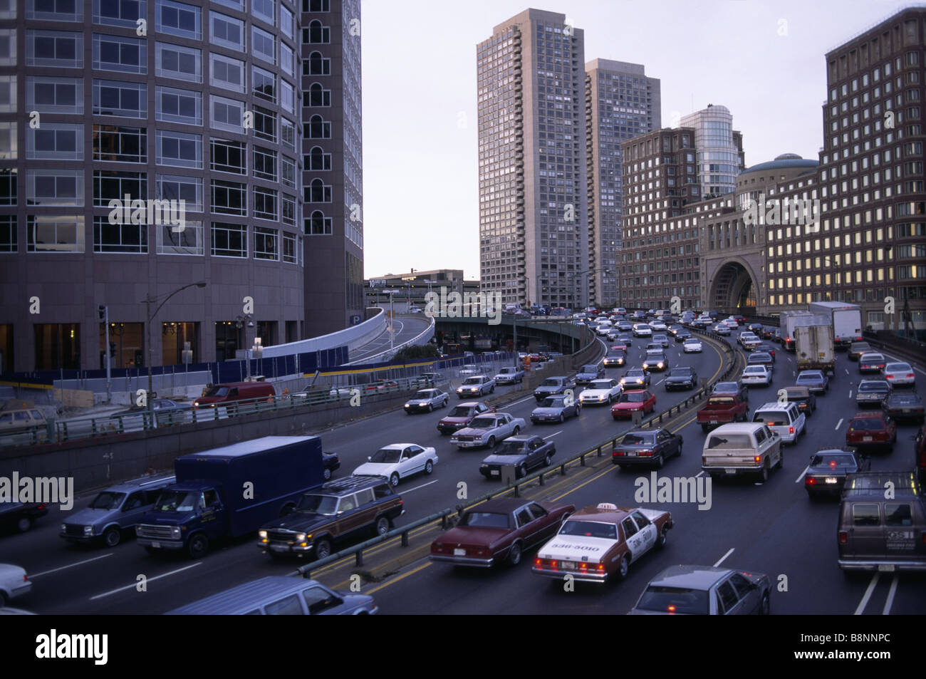 Old boston traffic highway hi-res stock photography and images - Alamy