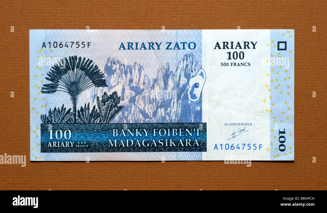 Currency madagascar ariary hi-res stock photography and images - Alamy