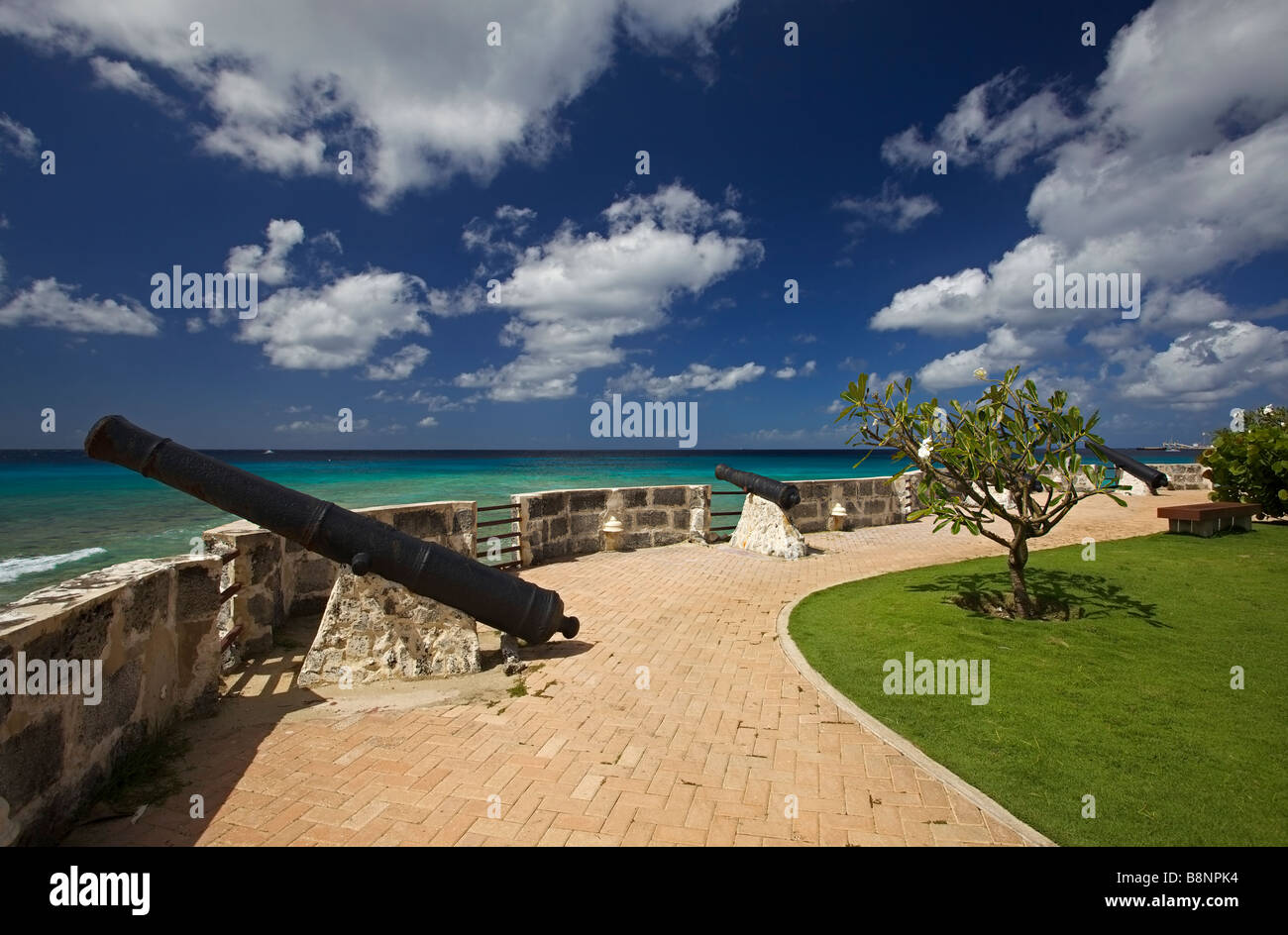 English iron cannons from 17th century at Needham's Point, Barbados ...