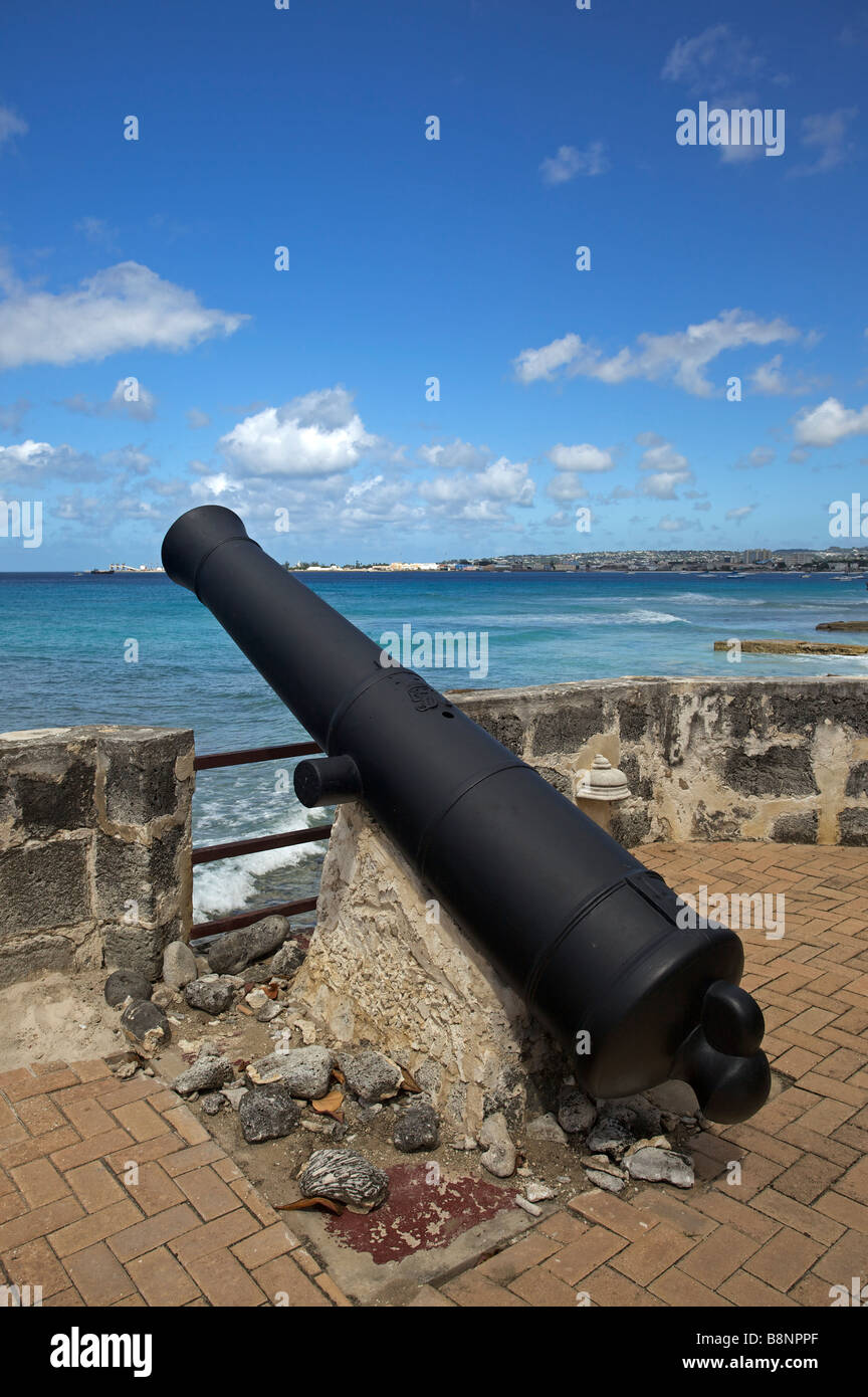 Artificial cannon at Needham's Point, Barbados, "St. Michael Stock ...