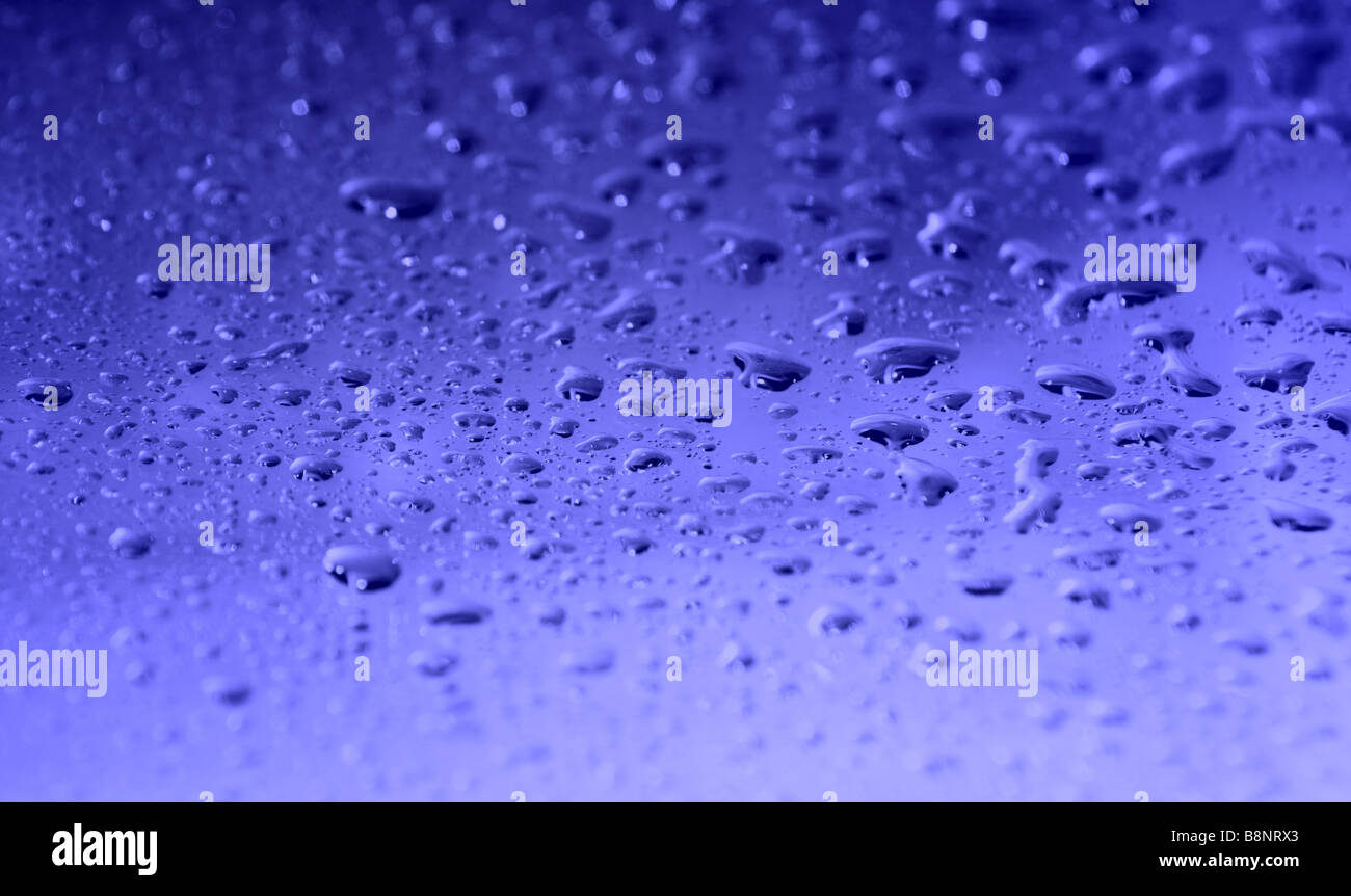 Blue waterdrop background Stock Photo - Alamy