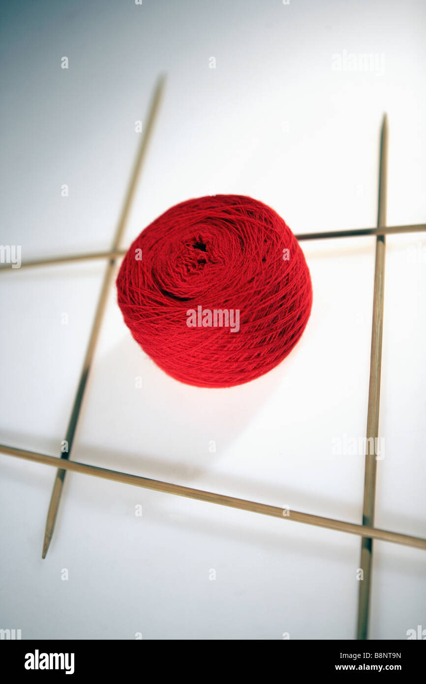 Chinese Knitting Needle And Wool,Still Life Stock Photo - Alamy