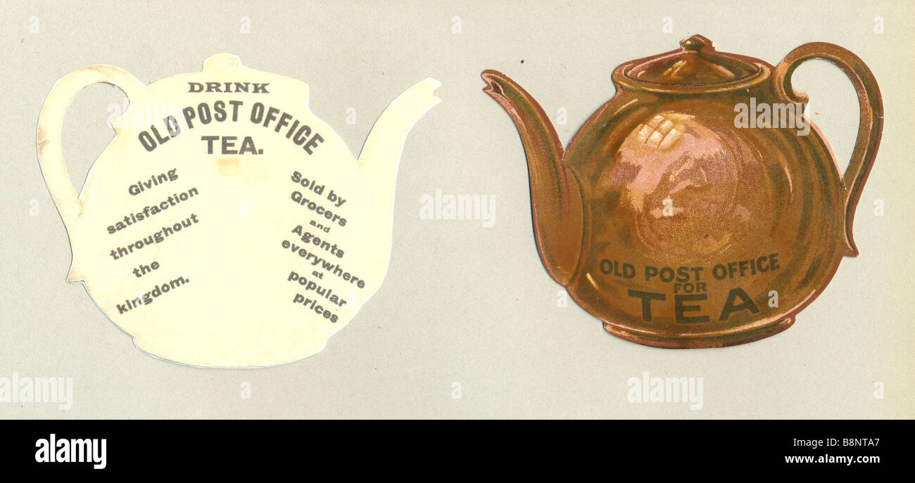 Old tea advertisement hi-res stock photography and images - Alamy
