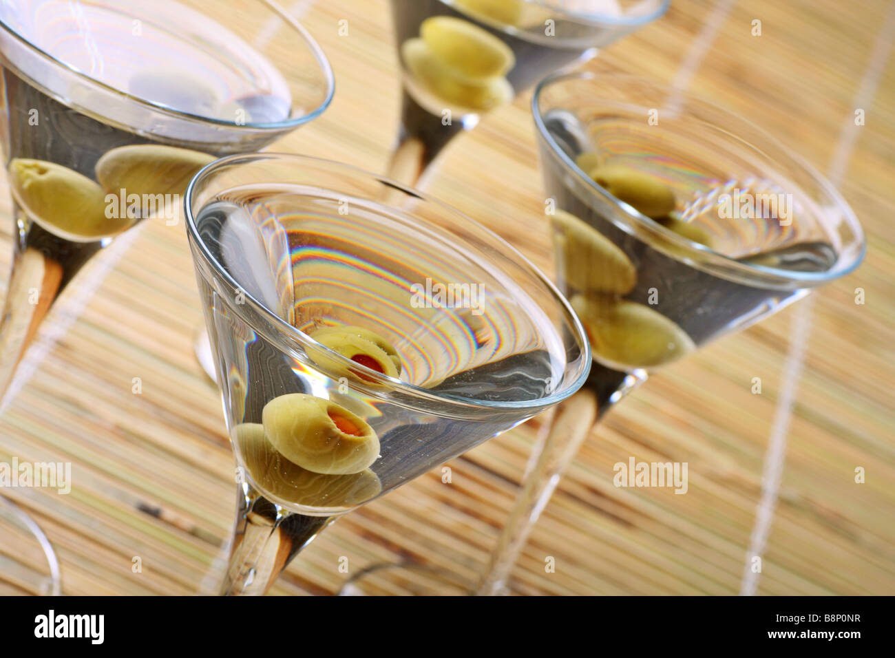 Martini glass olive bar hi-res stock photography and images - Alamy