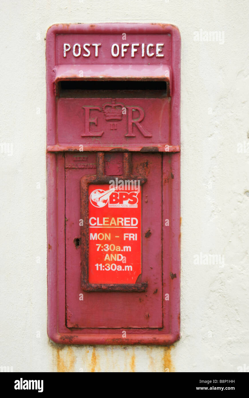 Barbados post box hi-res stock photography and images - Alamy