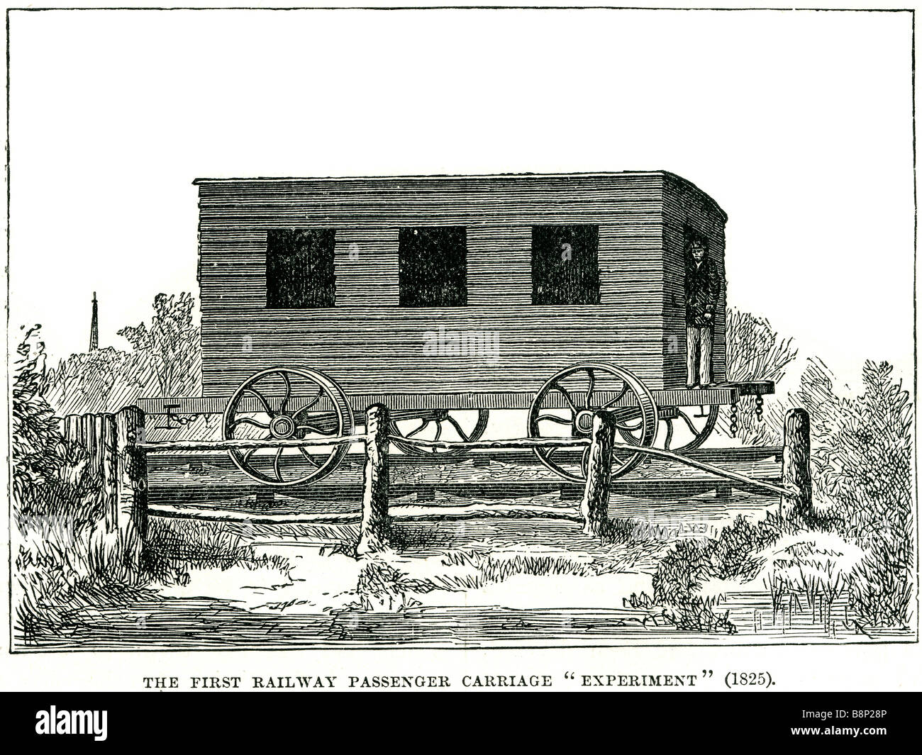 1825 first passenger railway hi-res stock photography and images - Alamy