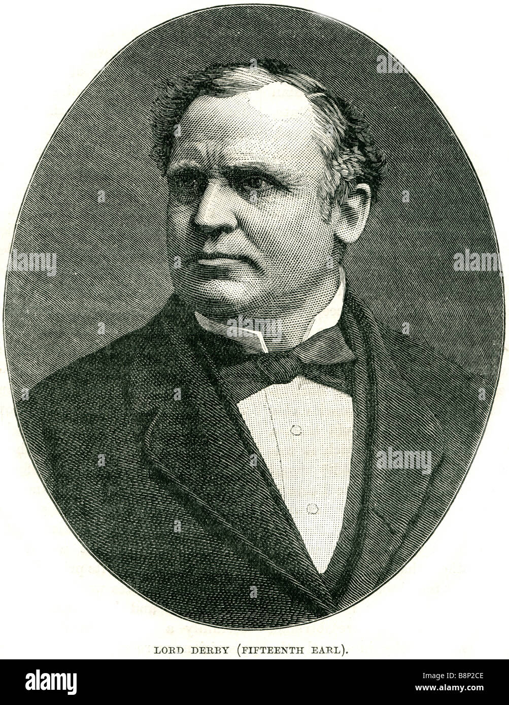 Lord Derby Edward Henry Stanley 1826 1893 British statesman Stock Photo ...