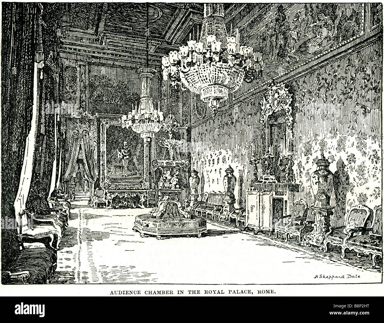 audience chamber royal palace rome Stock Photo - Alamy