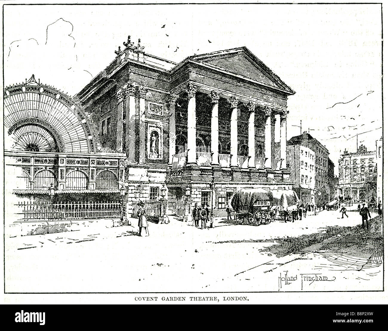 covent garden theatre london Royal Opera House Ballet Orchestra Stock ...