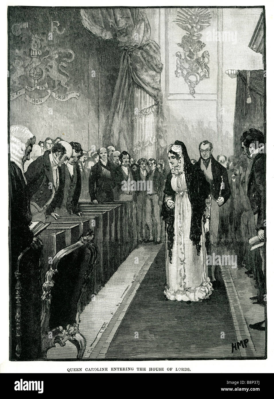 queen caroline entering the house of lords Brunswick-Wolfenbüttel ...