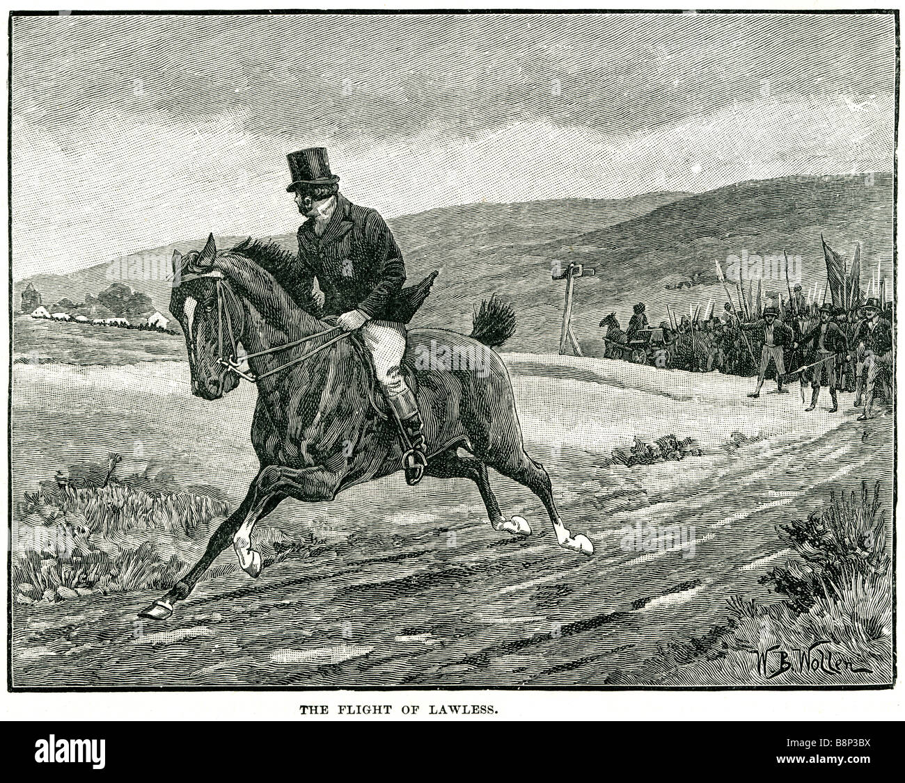 the flight of Valentine Brown Lawless second Baron Cloncurry Irish ...