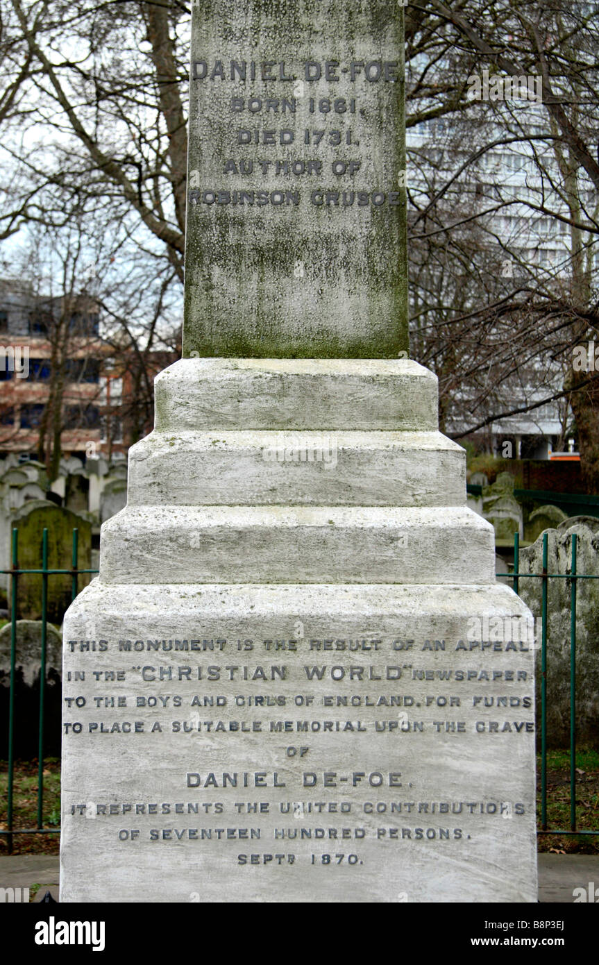 Daniel defoe plaque hi-res stock photography and images - Alamy