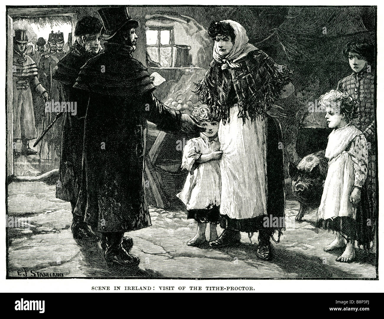 scene in Ireland visit the Tithe proctor tithe (from Old English ...
