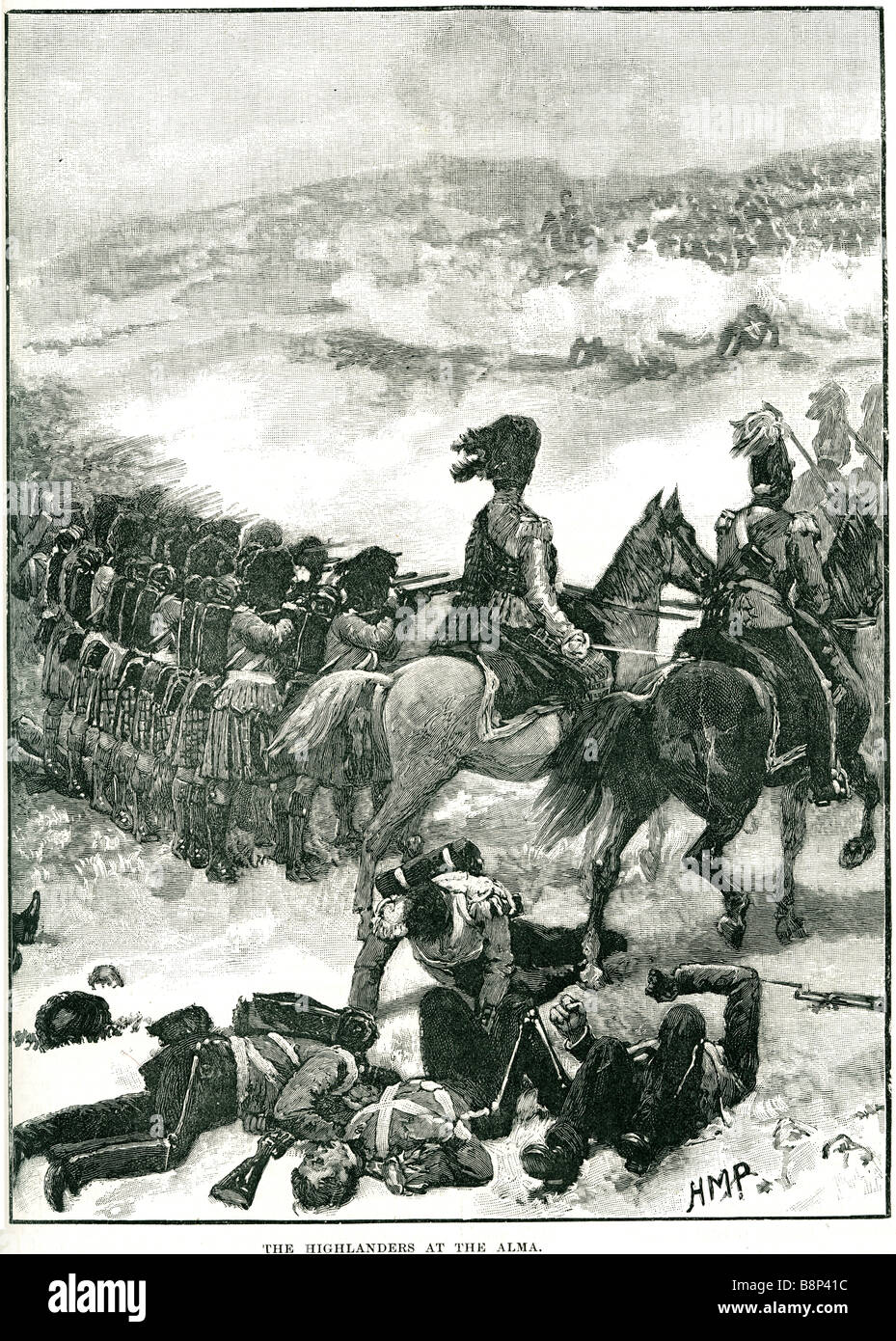 highlanders the Battle of the Alma 1854 Crimean War River Anglo-French ...