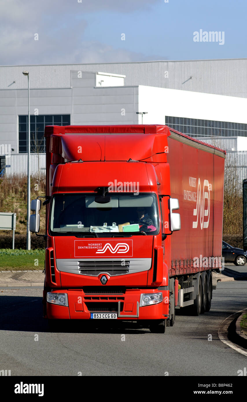 Norbert Dentressangle lorry at DIRFT, Northamptonshire, England, UK ...