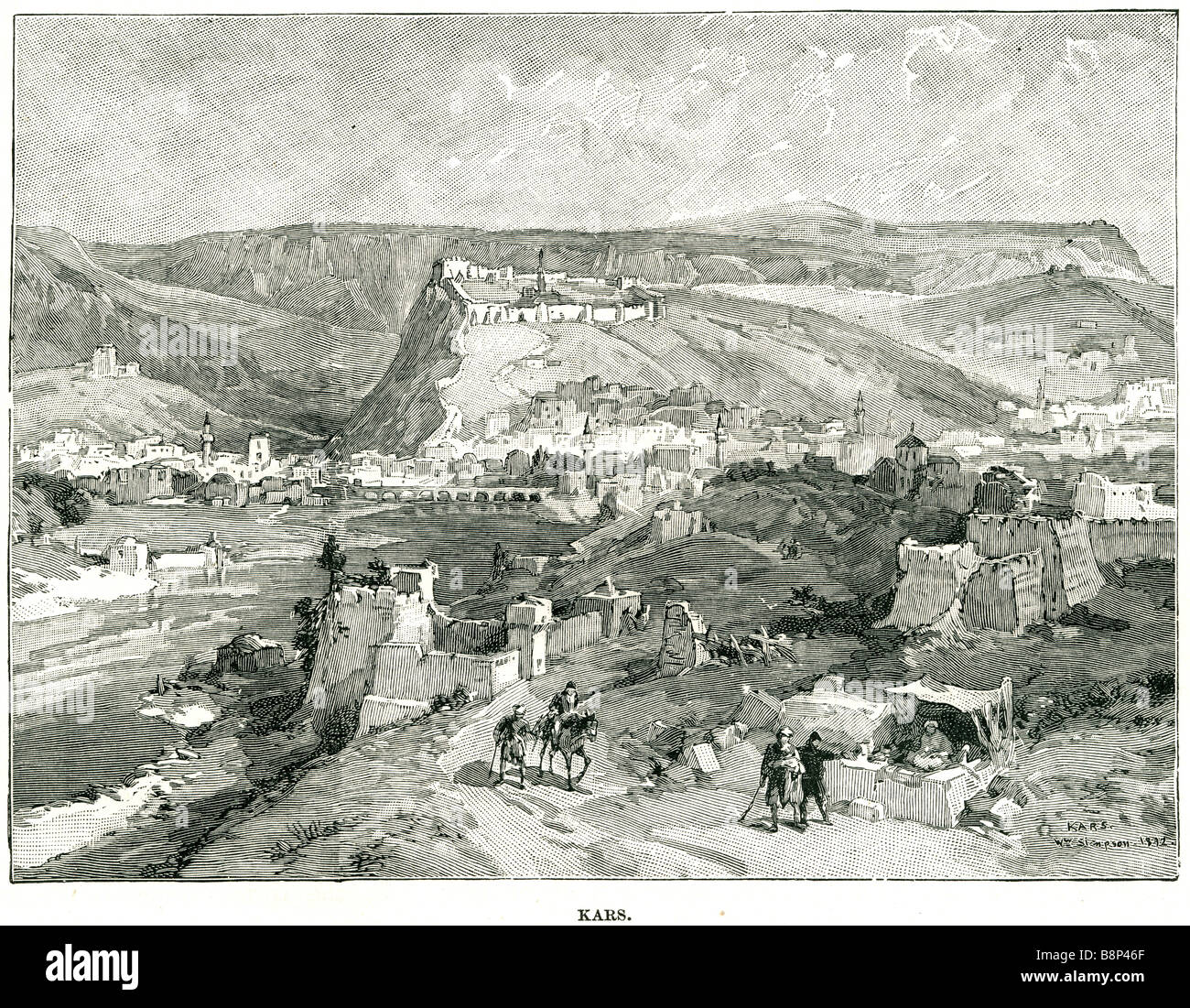 kars Turkey capital 1854 Crimean War protracted siege British General ...