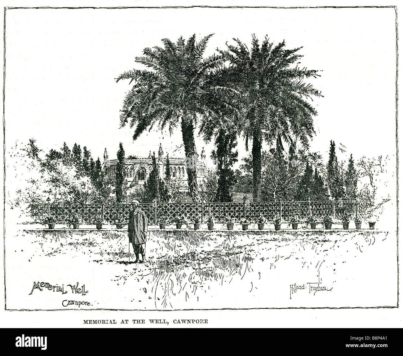 memorial at the Bibigurh well cawnpore 1859 1858 grinding corn cholera ...