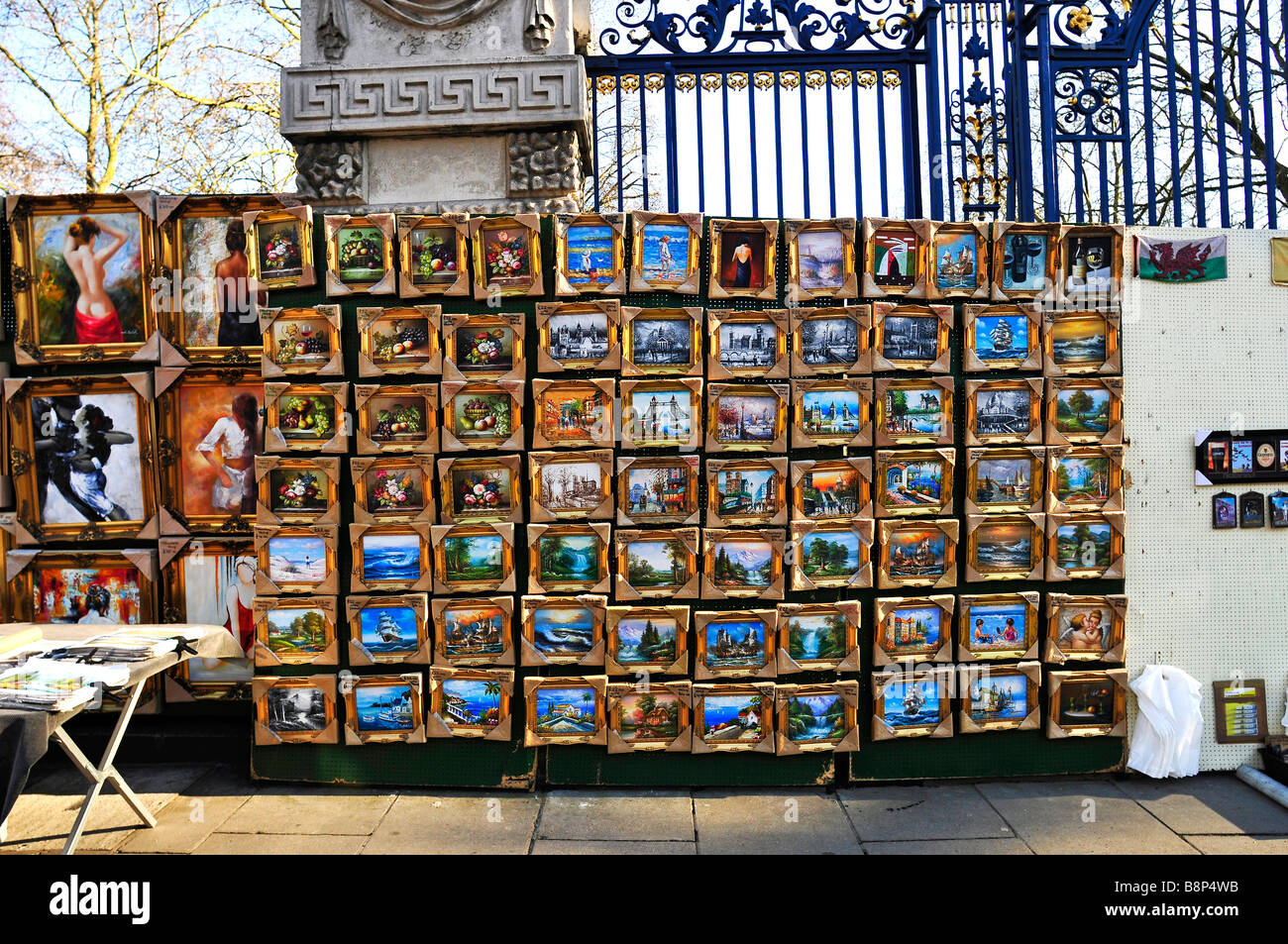 Artists paintings on sale in the street. Picture by Patrick Steel ...