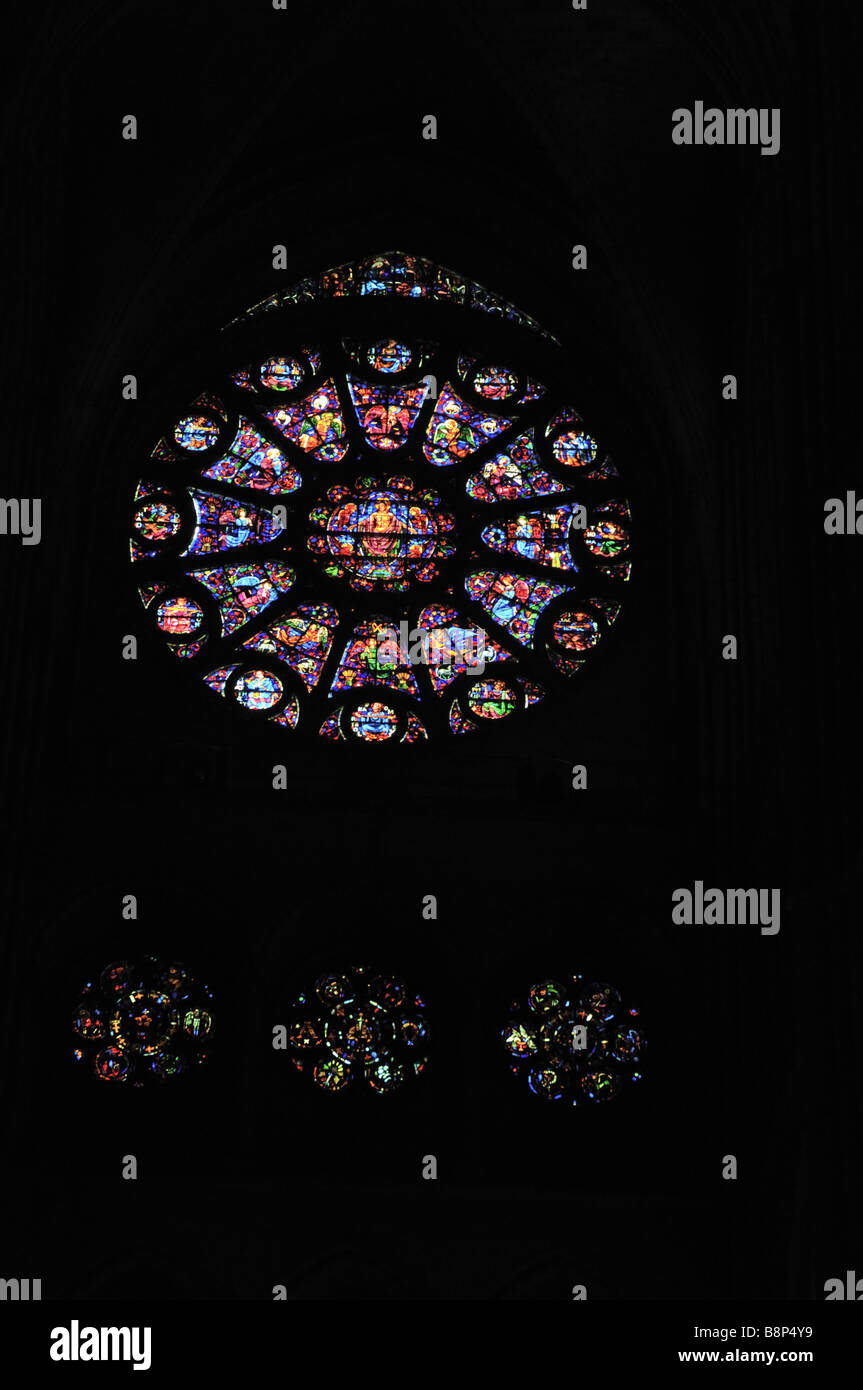 Rose Window Reims Cathedral France High Resolution Stock Photography ...