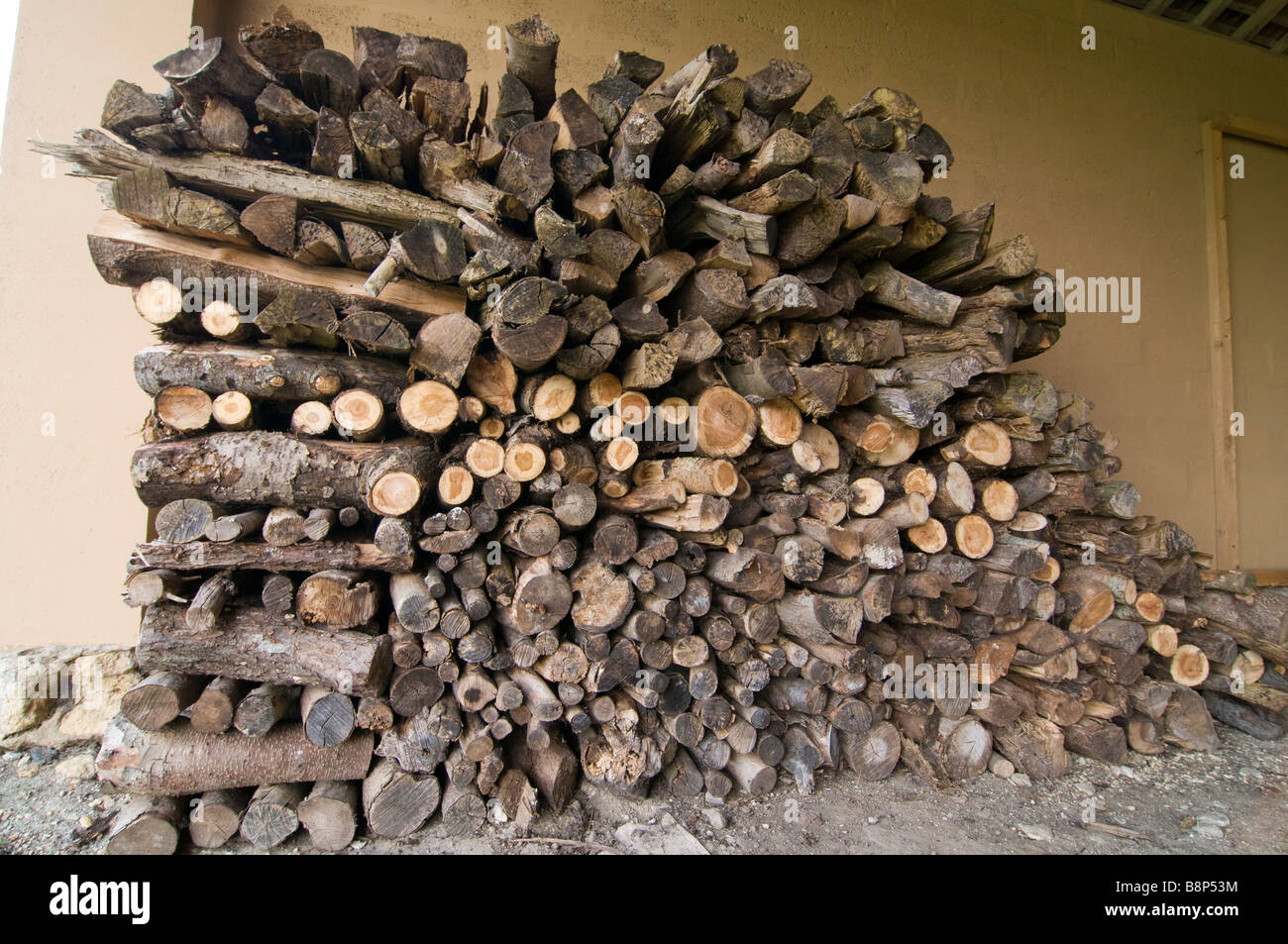Wood stockpile hi-res stock photography and images - Alamy