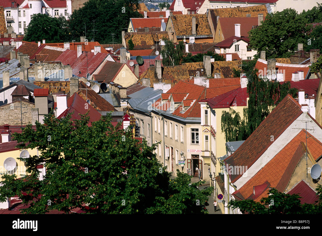Old town roofs hi-res stock photography and images - Alamy