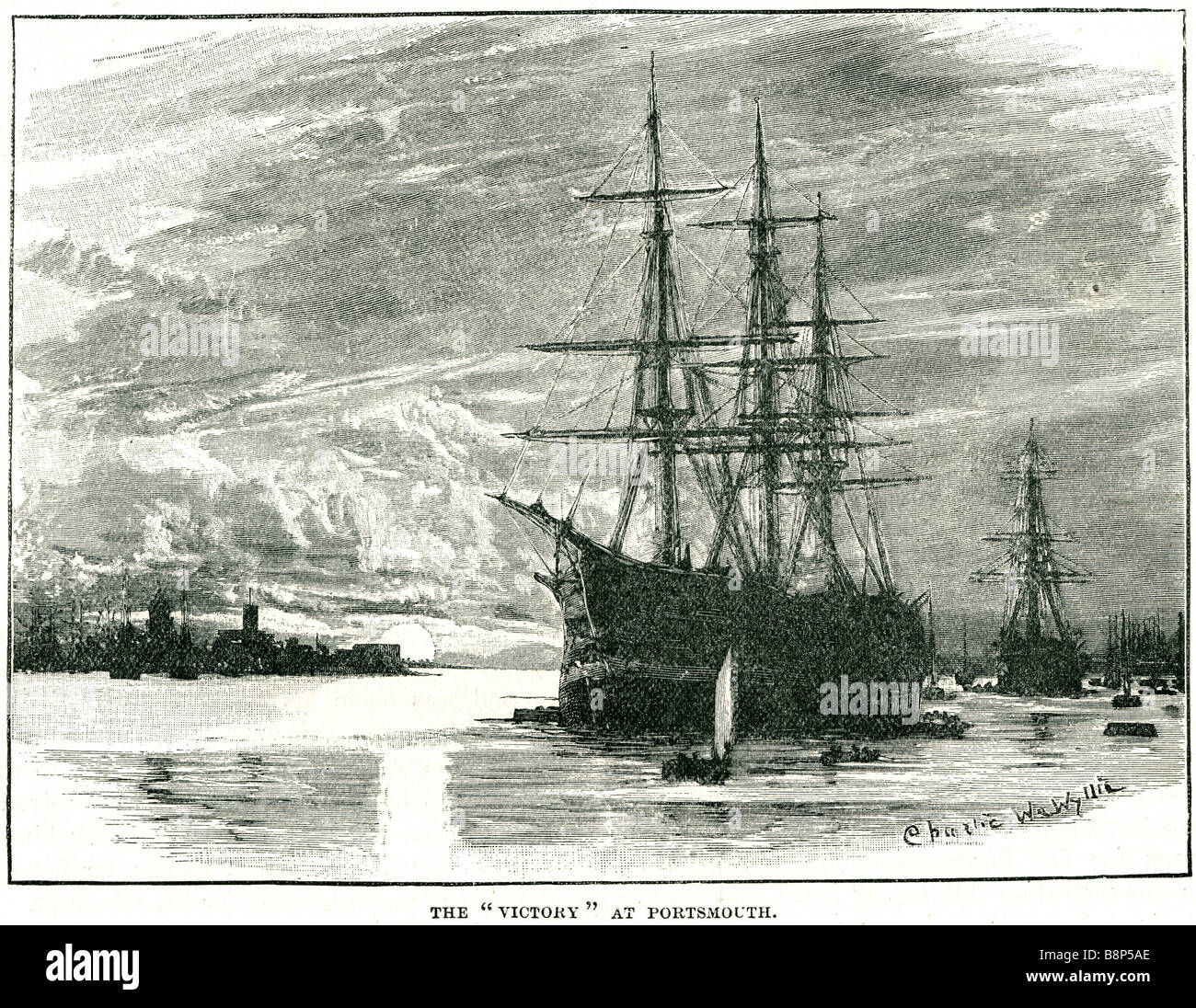 HMS victory 1805 portmouth first rate ship Royal Navy Lord Nelson ...