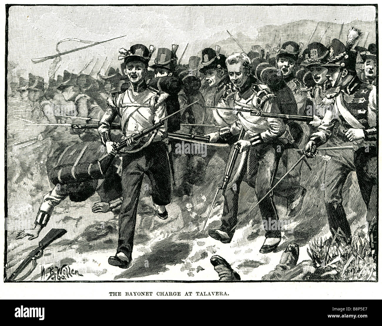 bayonet charge talavera 48th Foot Northamptonshire Regiment awarded ...