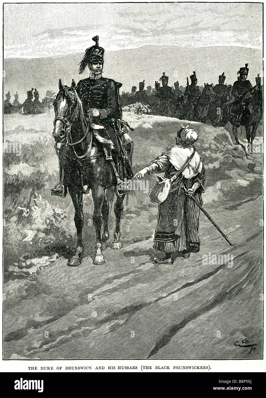 duke of brunswick hussars black brunswickers 1809 volunteer corps ...