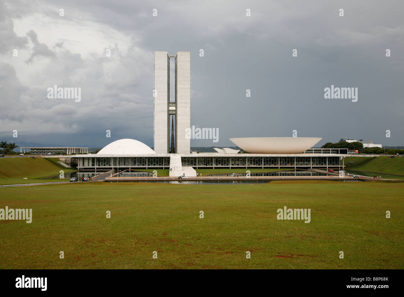 Brasilia architecture. Brazil National Congress Architect Oscar ...