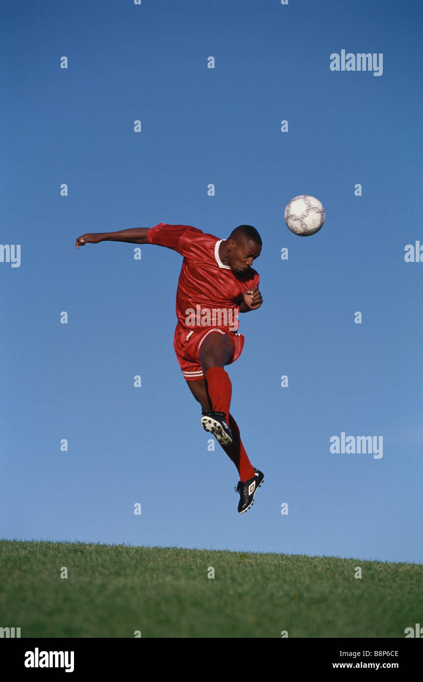 Soccer player in action Stock Photo - Alamy