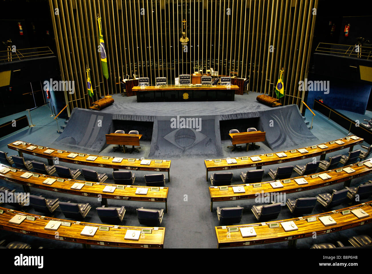 Brazilian National Congress Building interior Stock Photo - Alamy