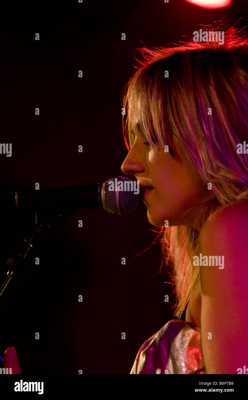 Singer/songwriter Tallulah Rendall performs on stage in London Stock ...