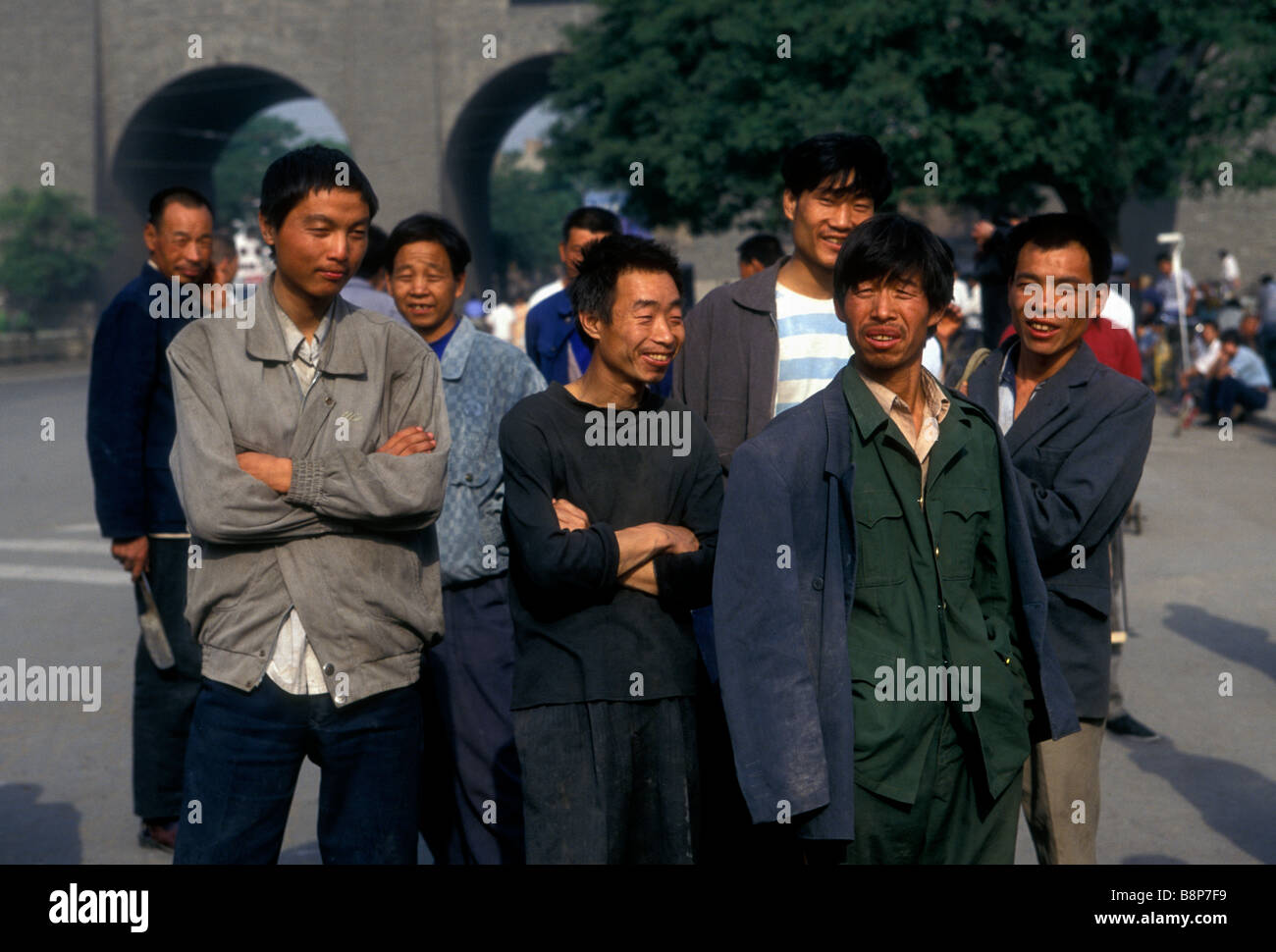 Chinese people, Chinese men, Chinese, men, adult men, day laborers, day ...